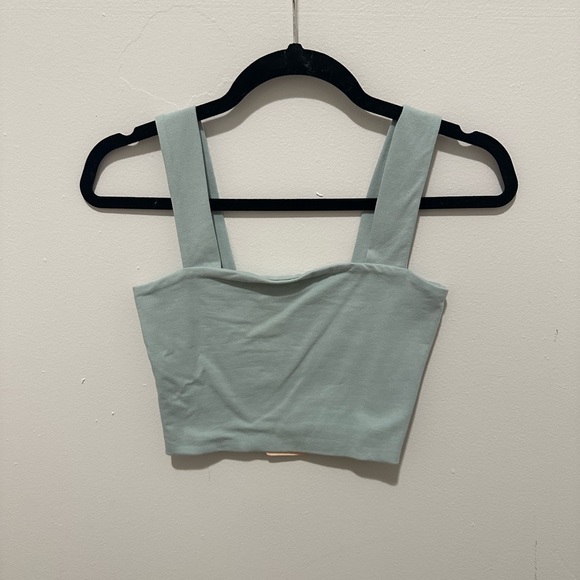 Beginning Boutique | Tops | Sage Green Crop Top | Poshmark